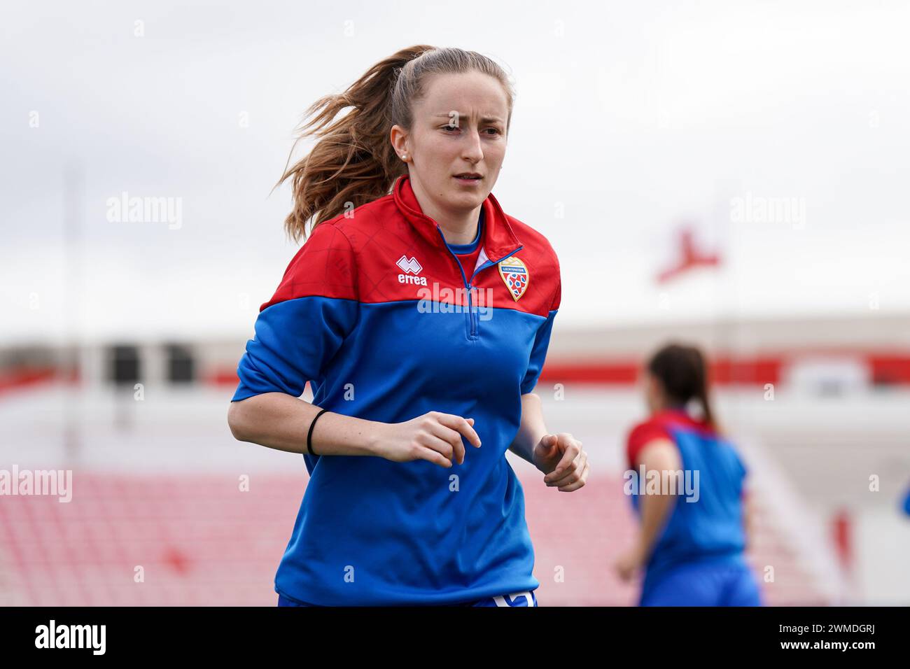 25.02.2024, Gibraltar, Victoria Stadium, Friendly: Gibraltar - Liechtenstein, Eva Beck (17 ...