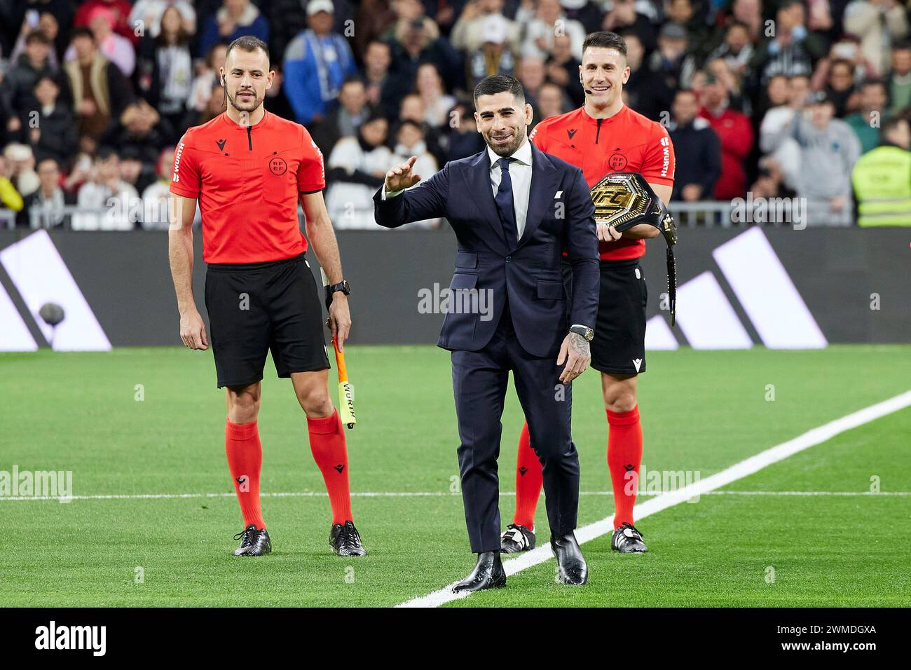 Madrid, Madrid, Spain. 25th Feb, 2024. Spanish boxer Ilia Topuria ...