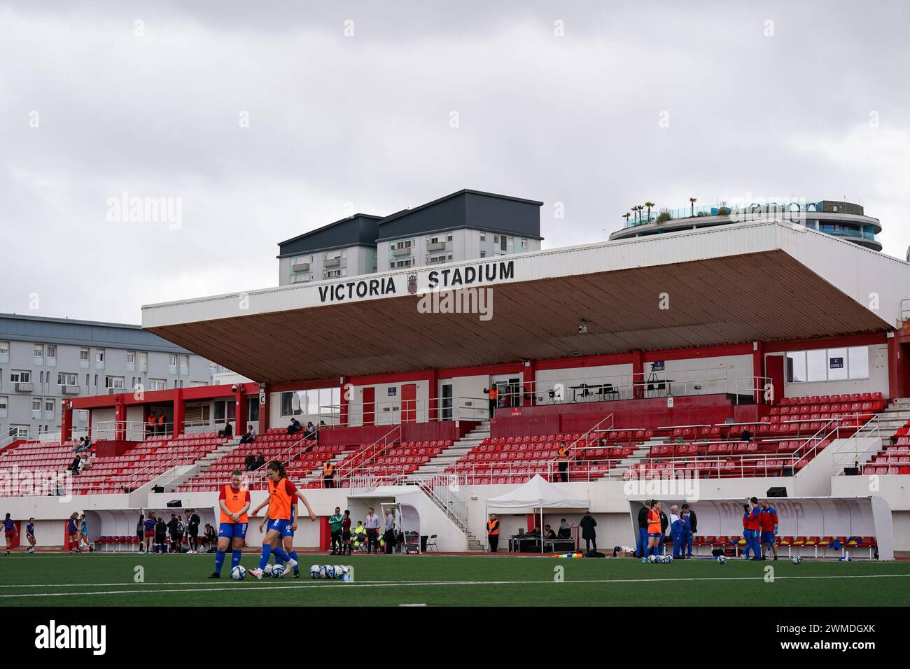 25.02.2024, Gibraltar, Victoria Stadium, Friendly: Gibraltar ...