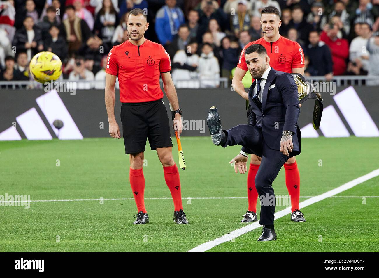 Madrid, Madrid, Spain. 25th Feb, 2024. Spanish boxer Ilia Topuria ...