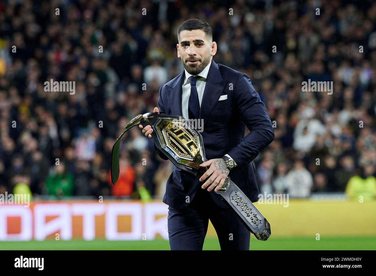 Madrid, Madrid, Spain. 25th Feb, 2024. Spanish boxer Ilia Topuria ...