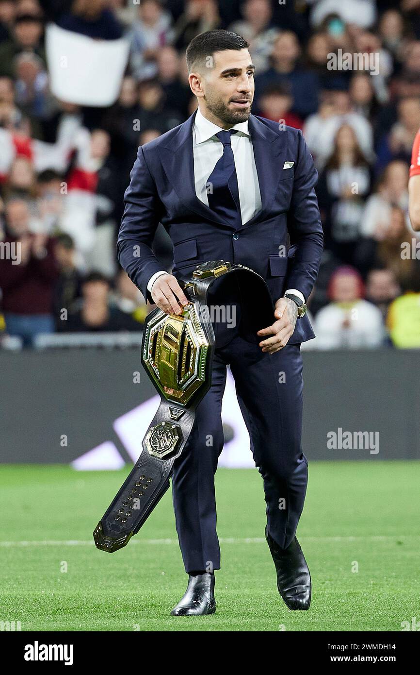 Madrid, Madrid, Spain. 25th Feb, 2024. Spanish boxer Ilia Topuria ...