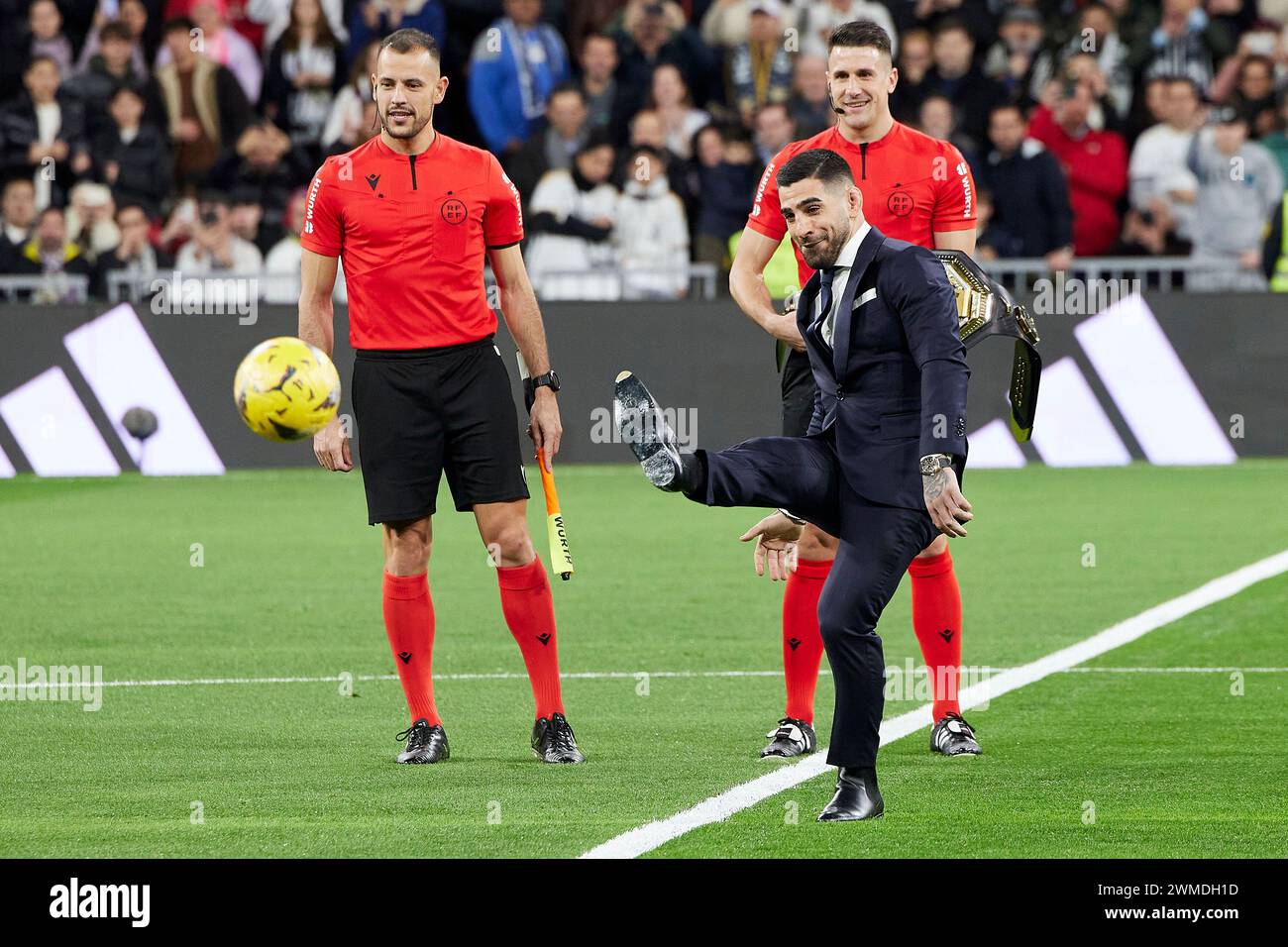 Madrid, Madrid, Spain. 25th Feb, 2024. Spanish boxer Ilia Topuria ...