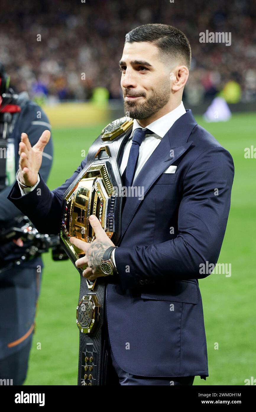 Madrid, Madrid, Spain. 25th Feb, 2024. Spanish boxer Ilia Topuria ...