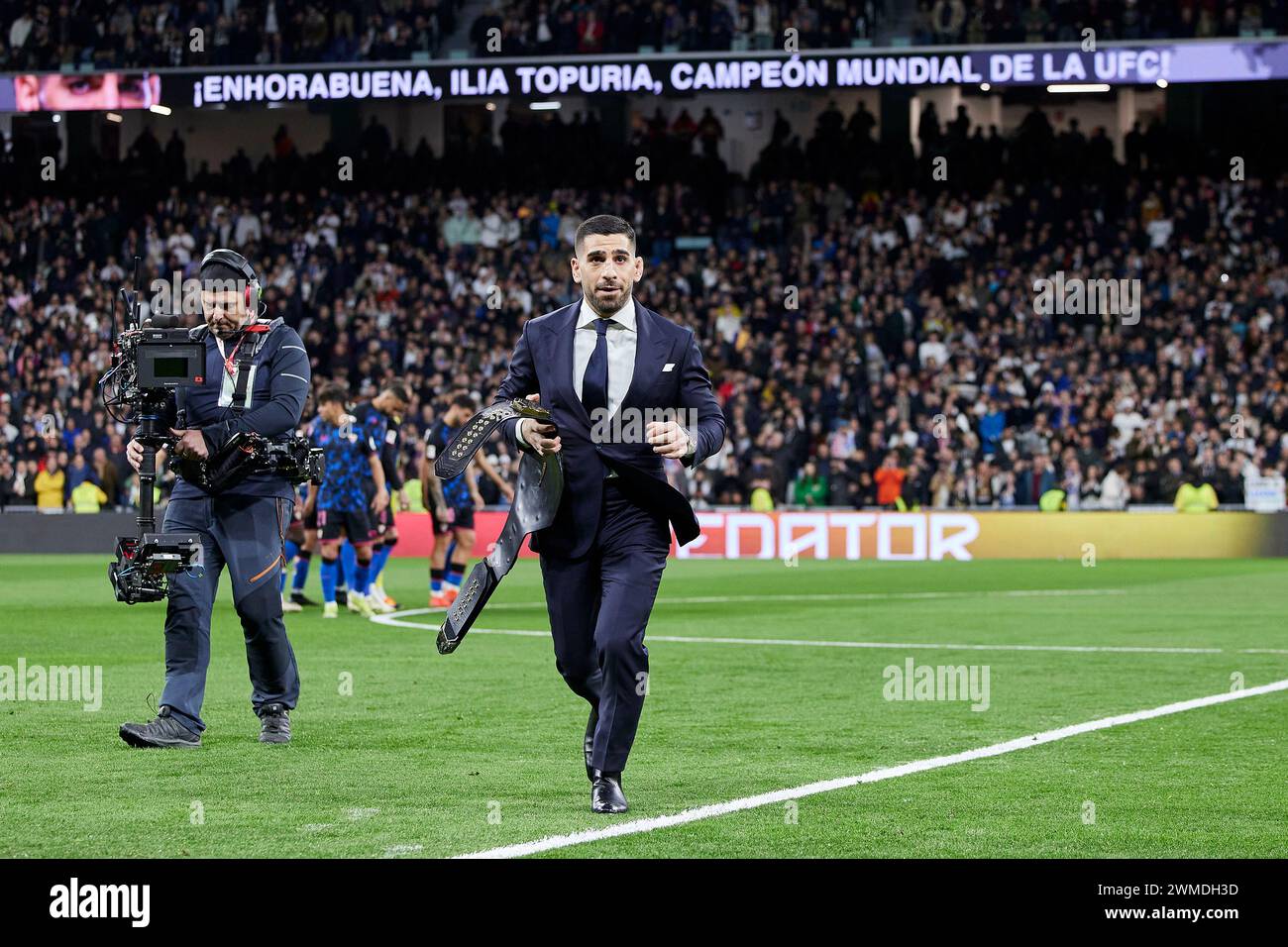 Madrid, Madrid, Spain. 25th Feb, 2024. Spanish boxer Ilia Topuria ...