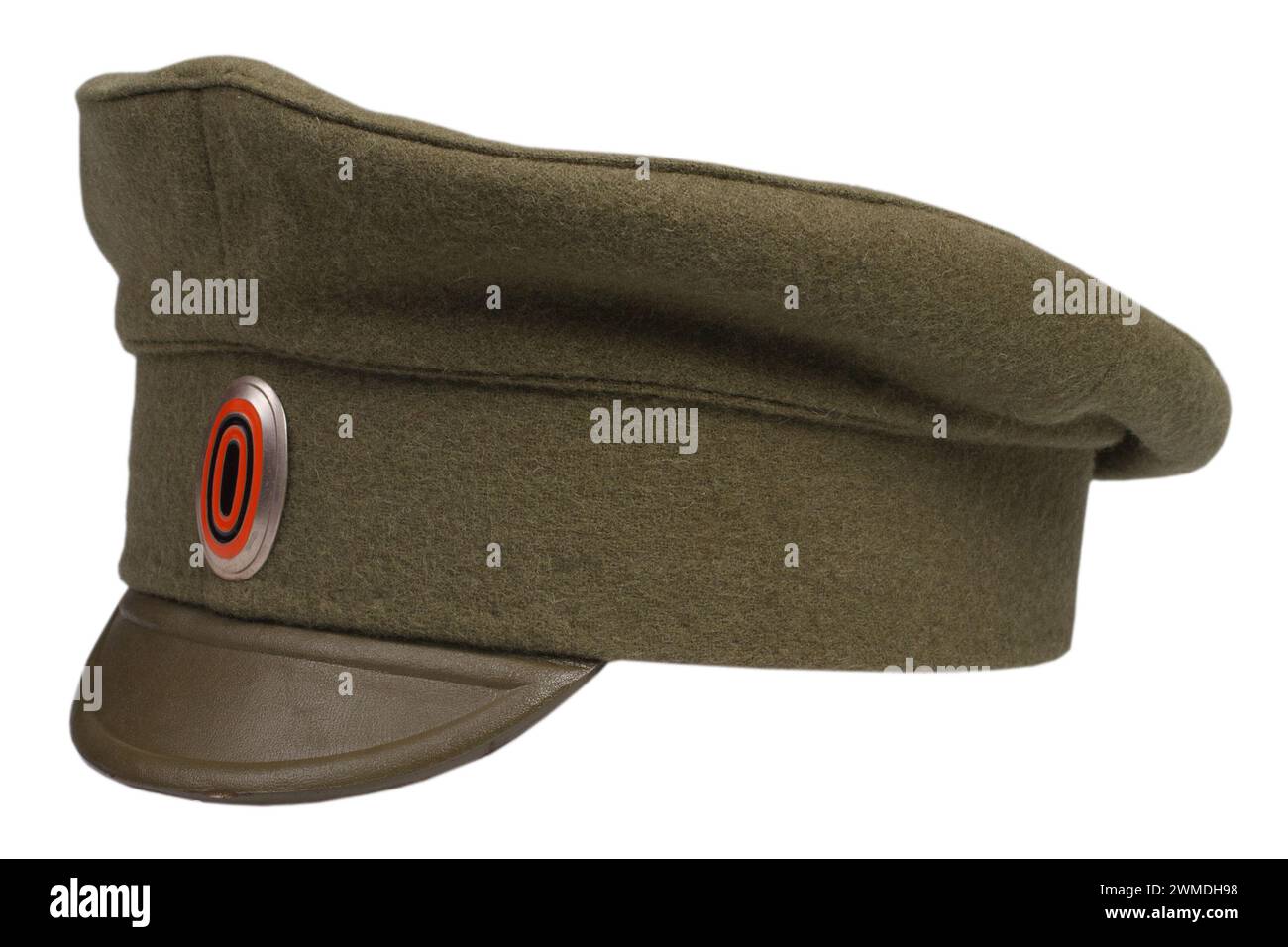 Imperial Russian Army cap isolated on white background Stock Photo - Alamy