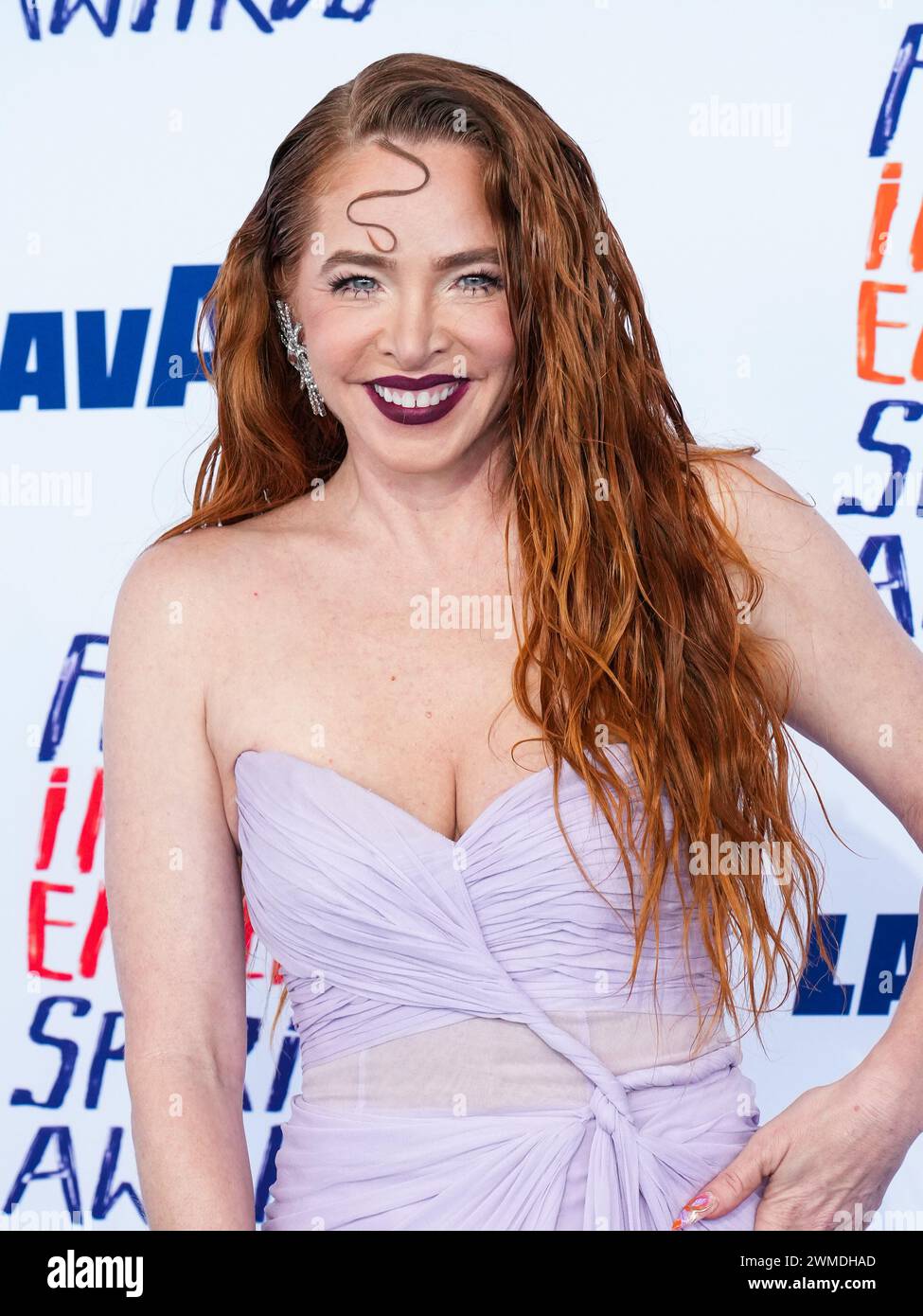 Los Angeles, USA. 25th Feb, 2024. Trisha LaFache walking on the red carpet at the 2024 Film ...