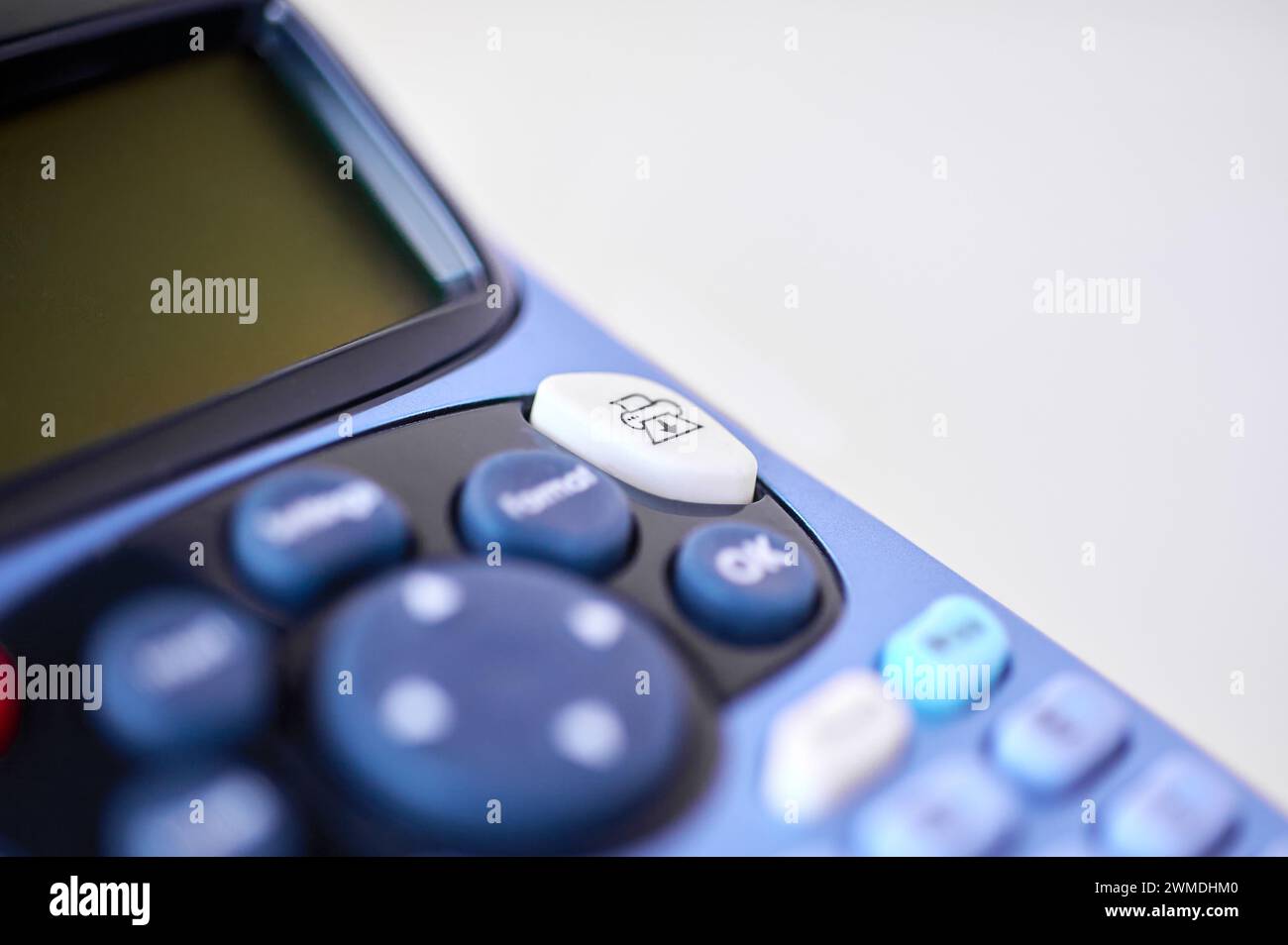 Image of a print key on a thermal labeling machine, with selective ...