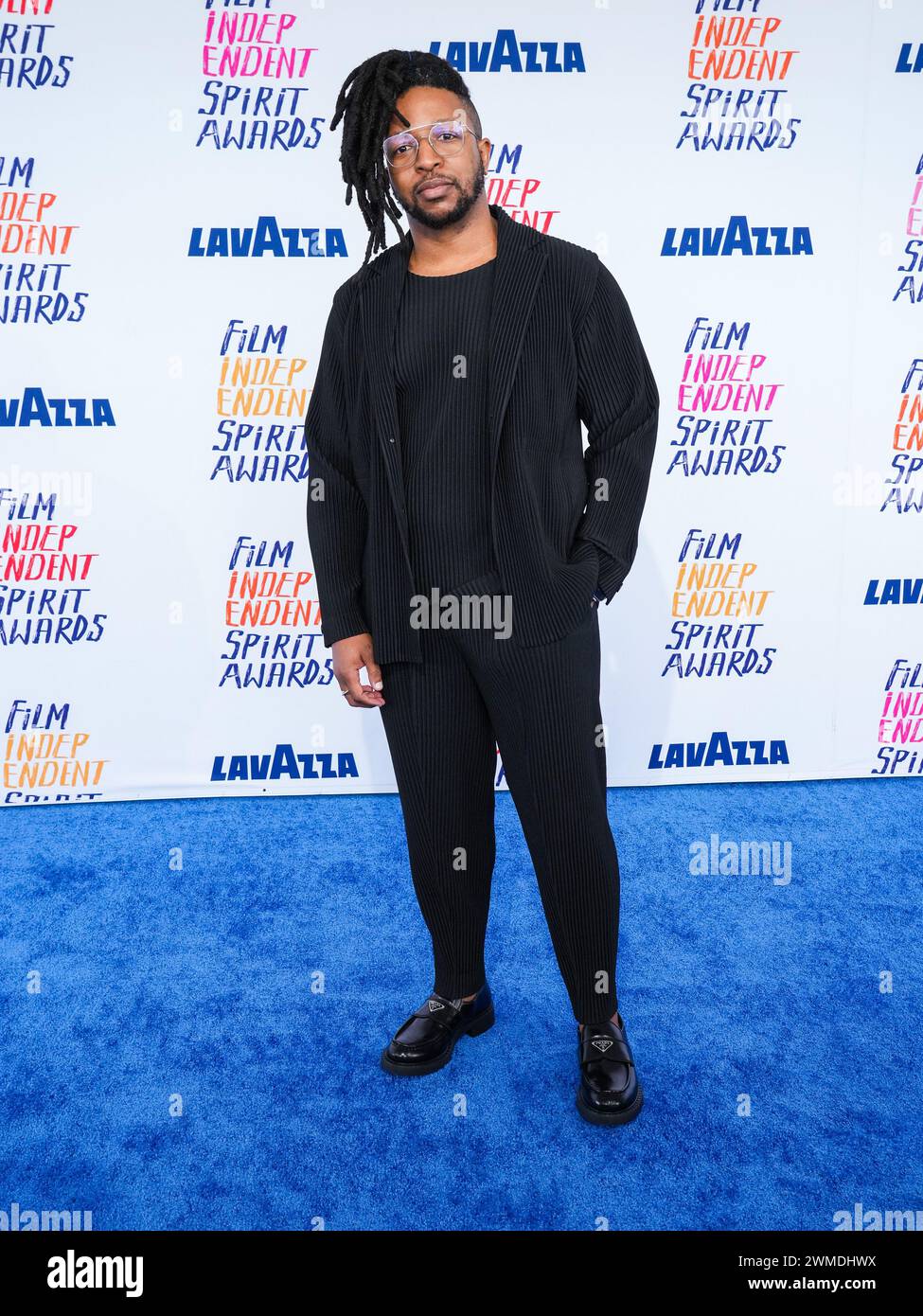 Los Angeles, USA. 25th Feb, 2024. Jomo Fray walking on the red carpet ...