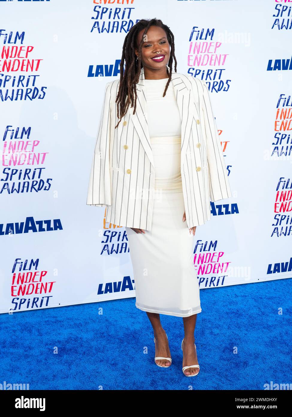 Los Angeles, USA. 25th Feb, 2024. Raven Jackson walking on the red ...