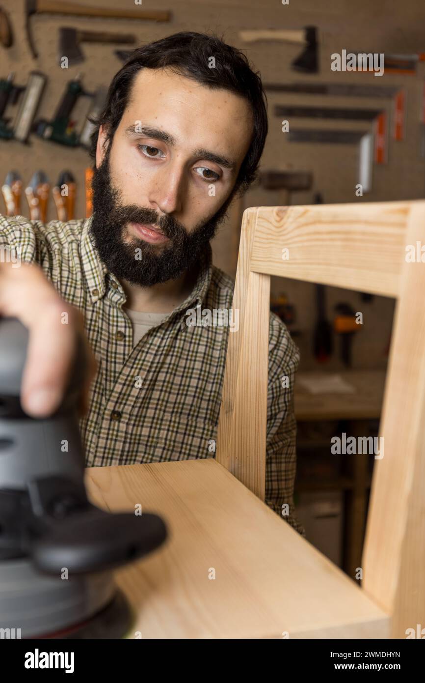 Carpenter work chair hi-res stock photography and images - Alamy