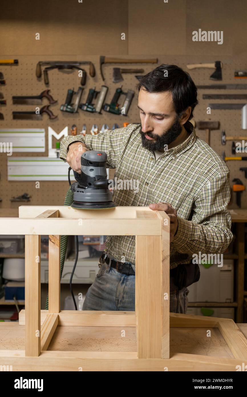 Carpenter work chair hi-res stock photography and images - Alamy
