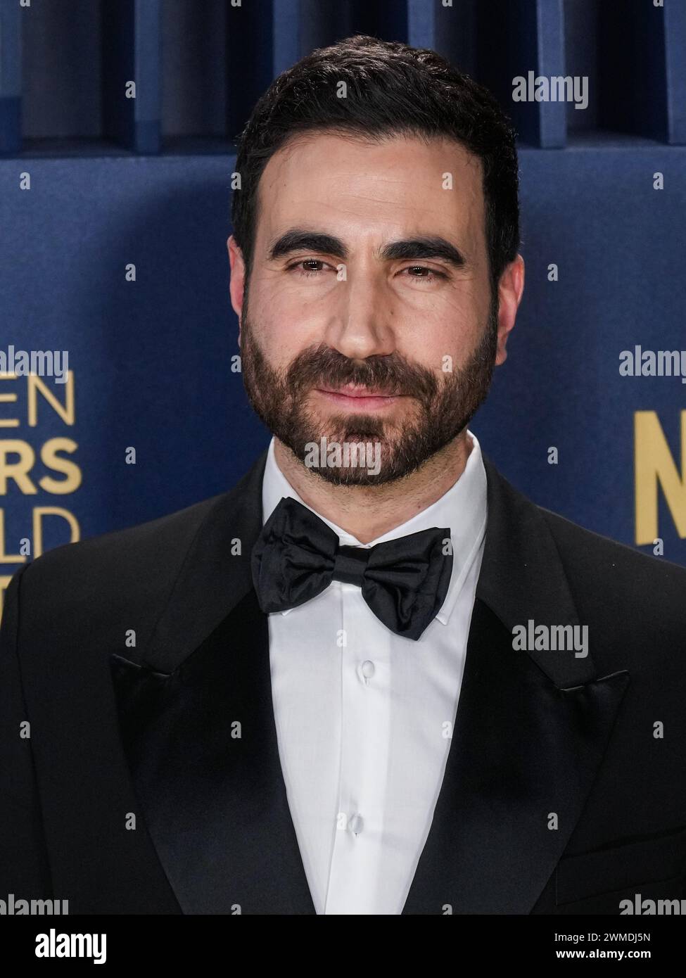 Los Angeles, USA. 24th Feb, 2024. Brett Goldstein walking on the red ...