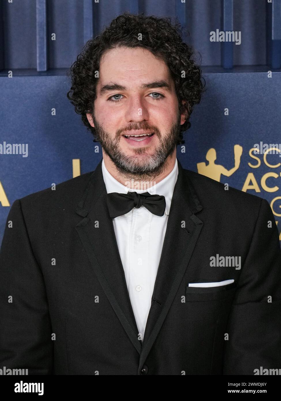 Los Angeles, USA. 24th Feb, 2024. Benny Safdie walking on the red ...