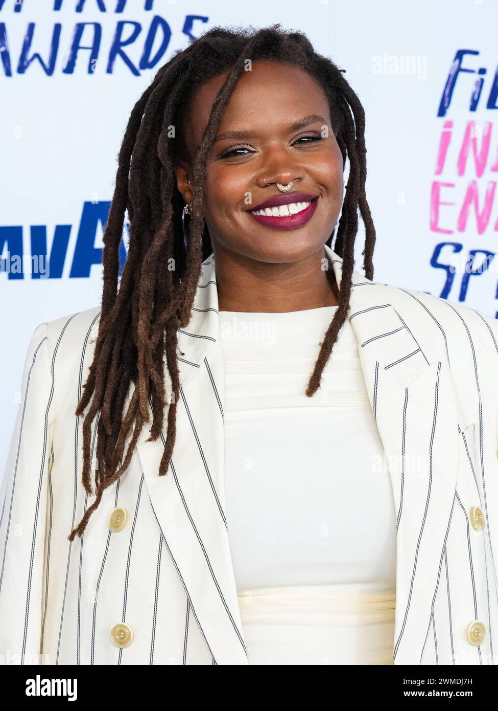 Los Angeles, USA. 25th Feb, 2024. Raven Jackson walking on the red ...