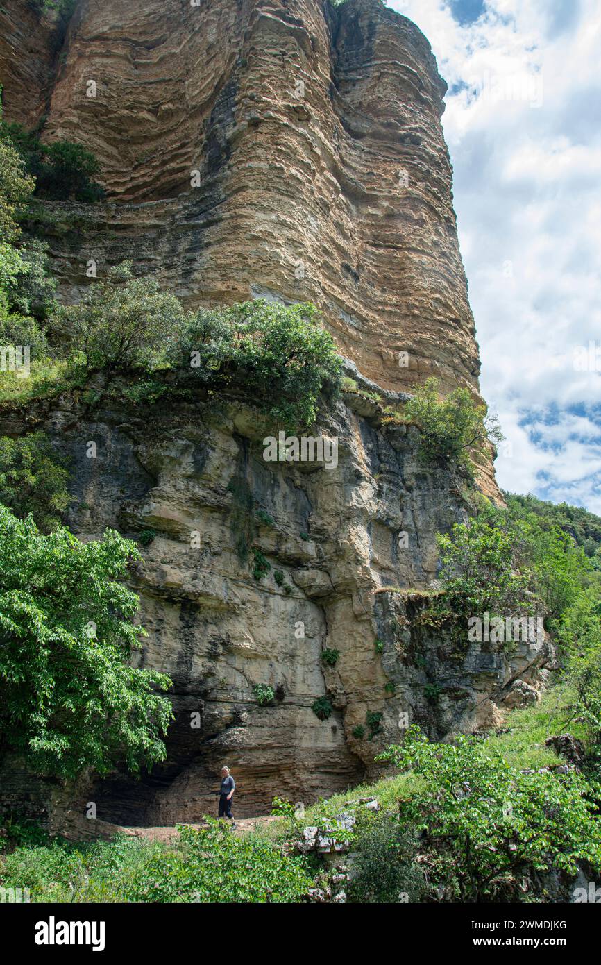 Der spektakuläre und tiefe Osumi-Canyon in Albanien Stock Photo - Alamy