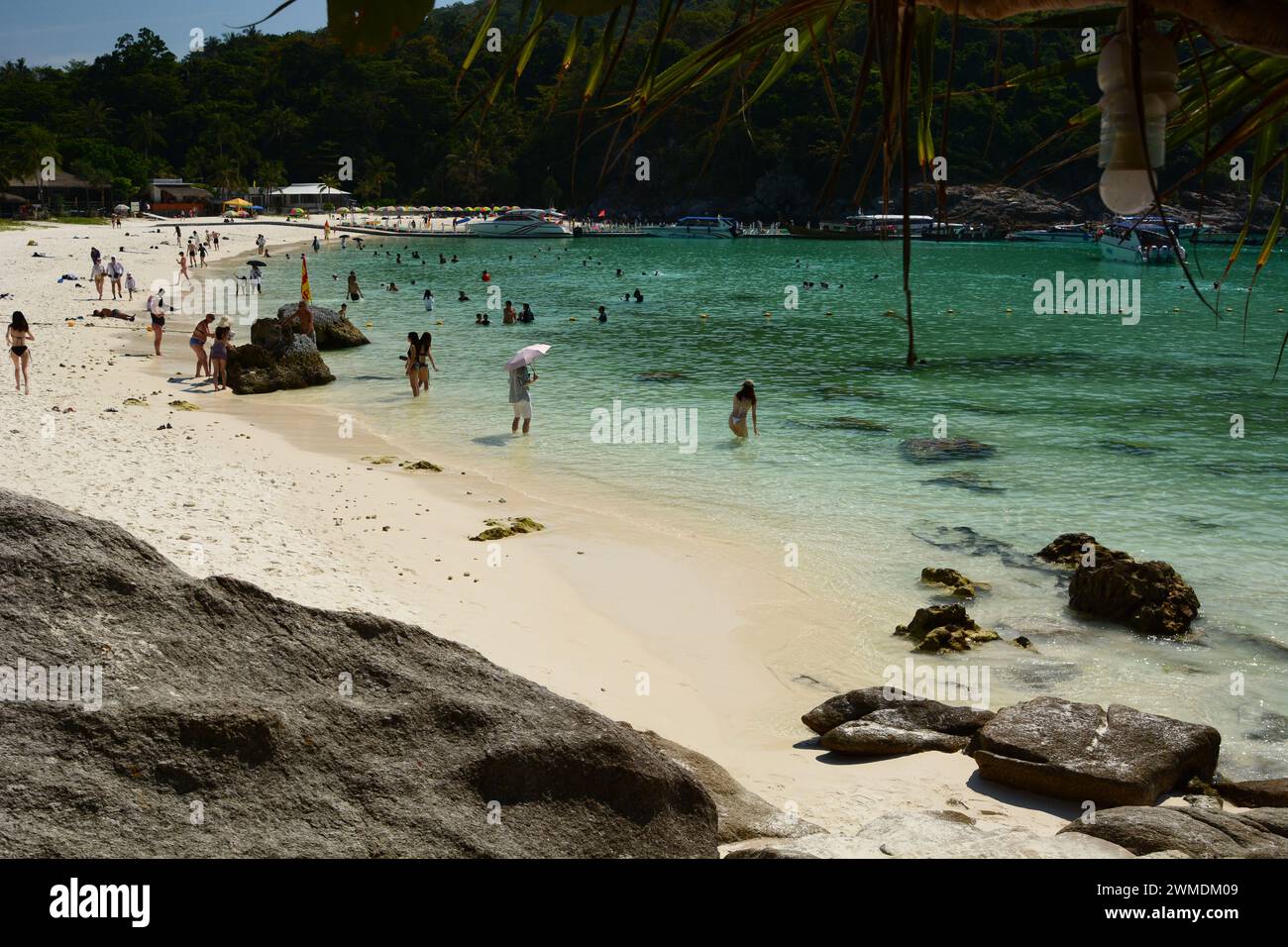 Siam Bay beach. Ko Racha Yai. Phuket province. Thailand Stock Photo - Alamy