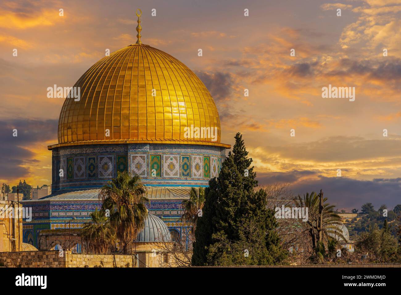 The Dome of the Rock on the Temple Mount in Jerusalem, Israel The Dome ...
