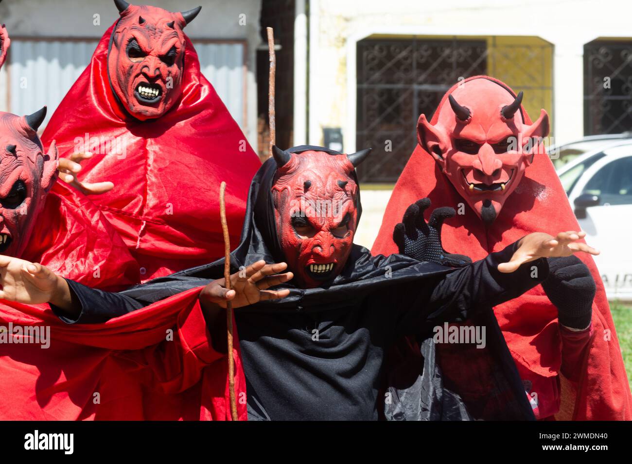 Santo Amaro, Bahia, Brazil - July 27, 2015: People are seen wearing ...