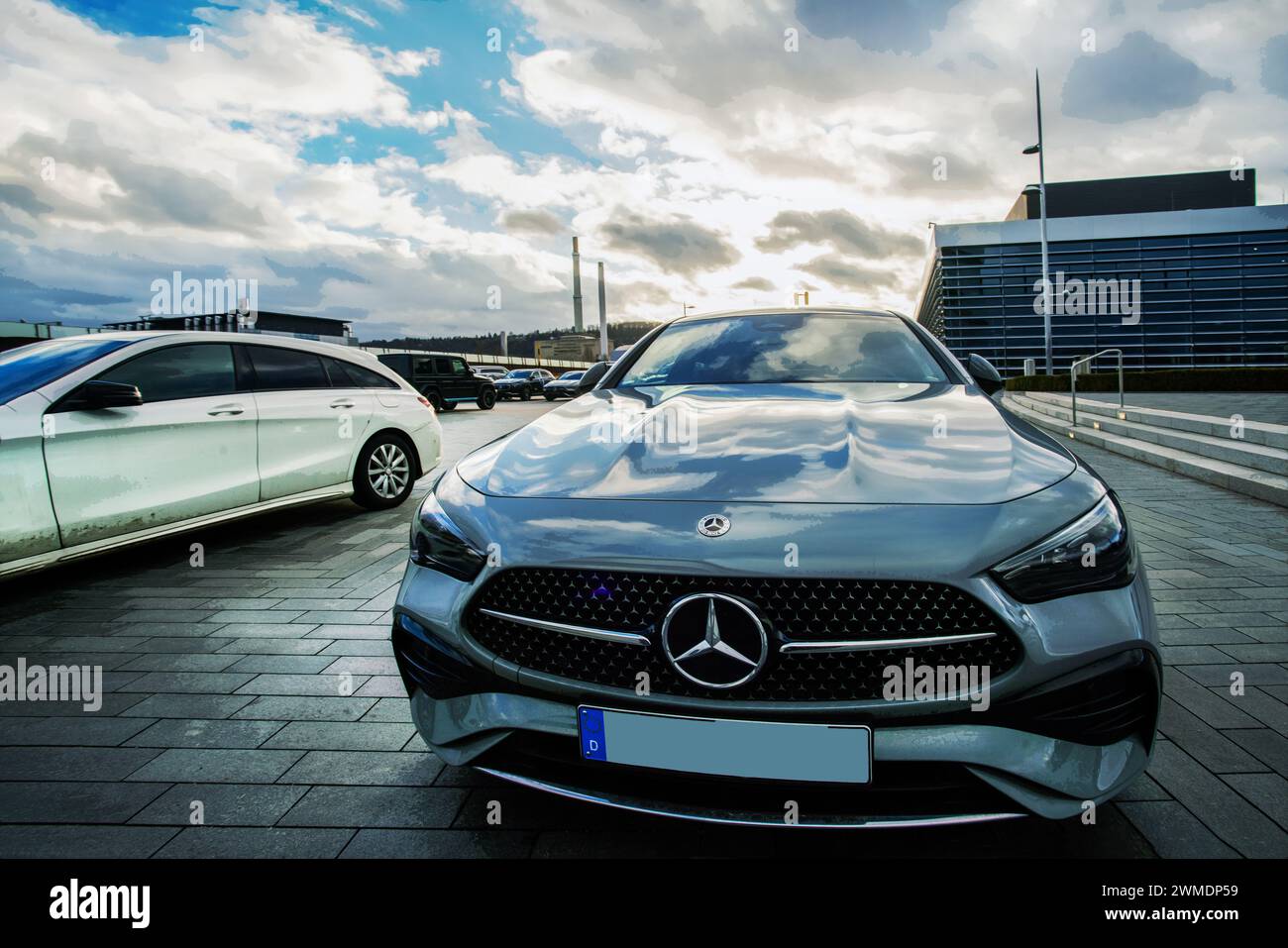 12-20-2023 Stuttgart GERM New Sports car (coupe car CLK) from Mercedes ...