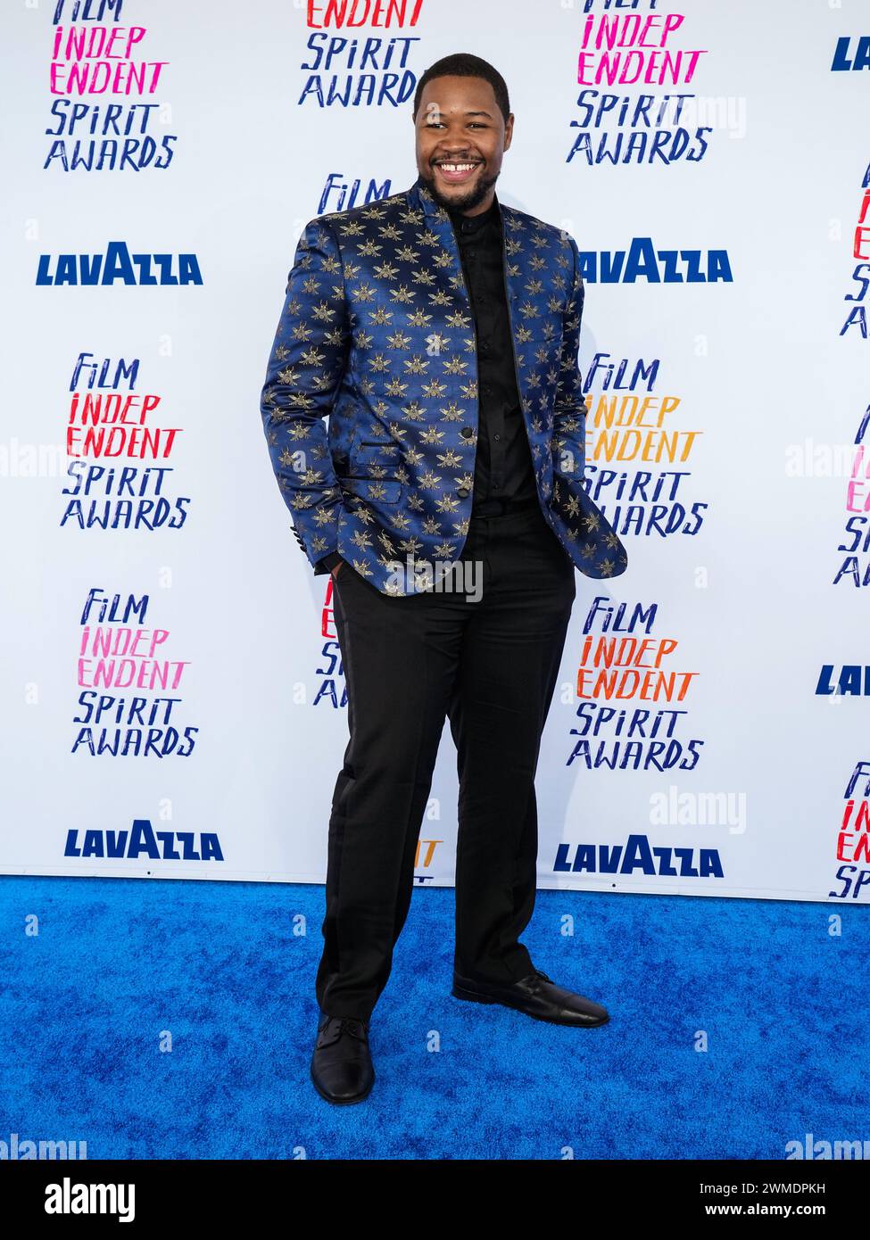Los Angeles, USA. 25th Feb, 2024. Luke Tennie walking on the red carpet ...