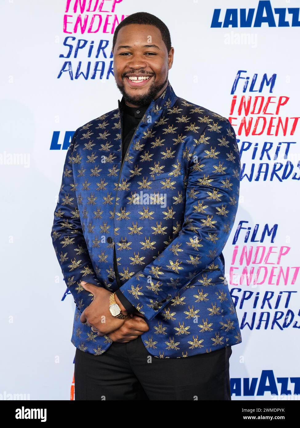 Los Angeles, USA. 25th Feb, 2024. Luke Tennie walking on the red carpet ...
