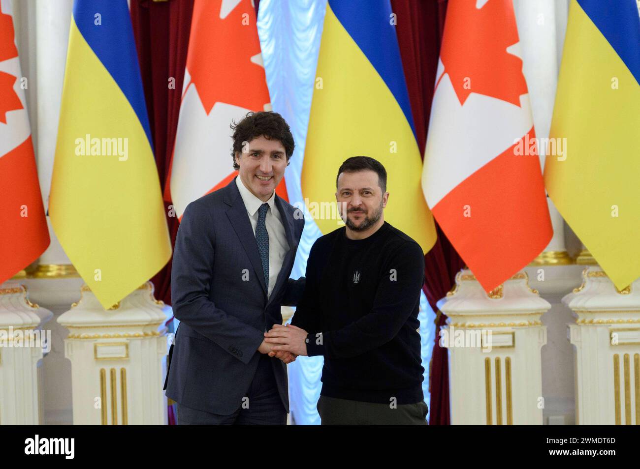 Italian Prime Minister Giorgia Meloni, Belgian Prime Minister Alexander ...