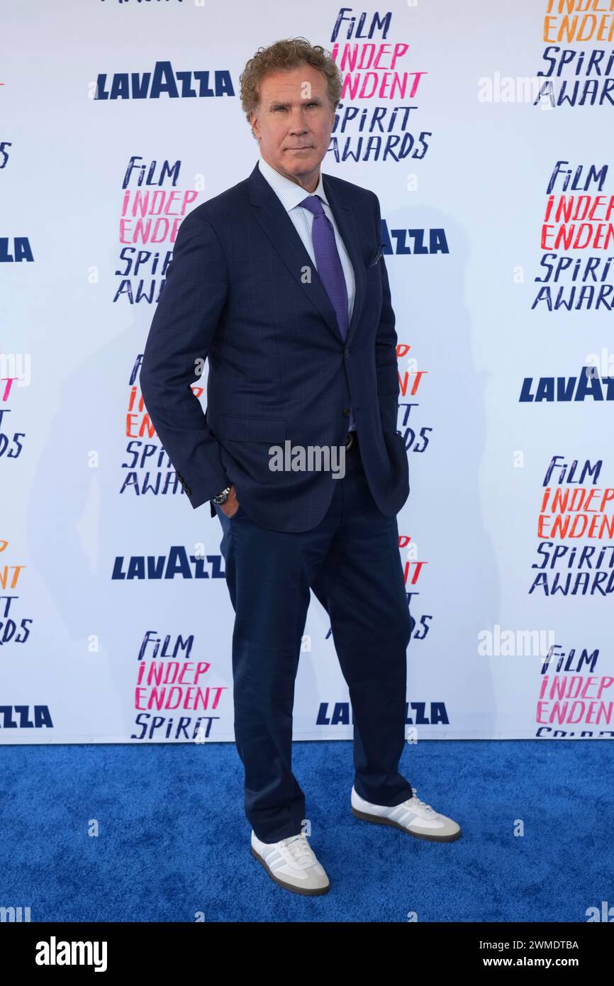 Will Ferrell arrives at the Film Independent Spirit Awards on Sunday ...