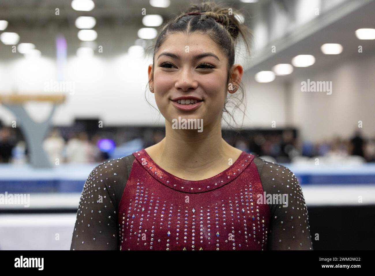 February 24, 2024: Gymnast Kayla DiCello after winning the 2024 Winter ...