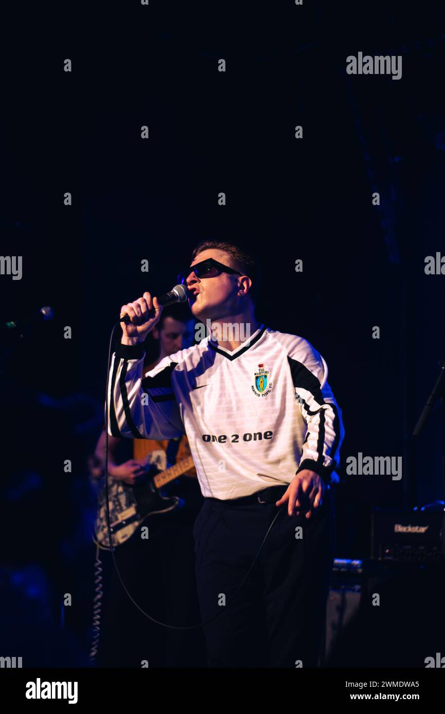 London punk band Rifle support The Chisel at their live set in The ...