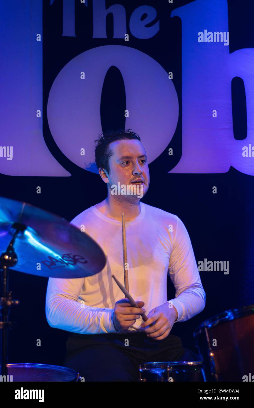 London punk band Rifle support The Chisel at their live set in The ...