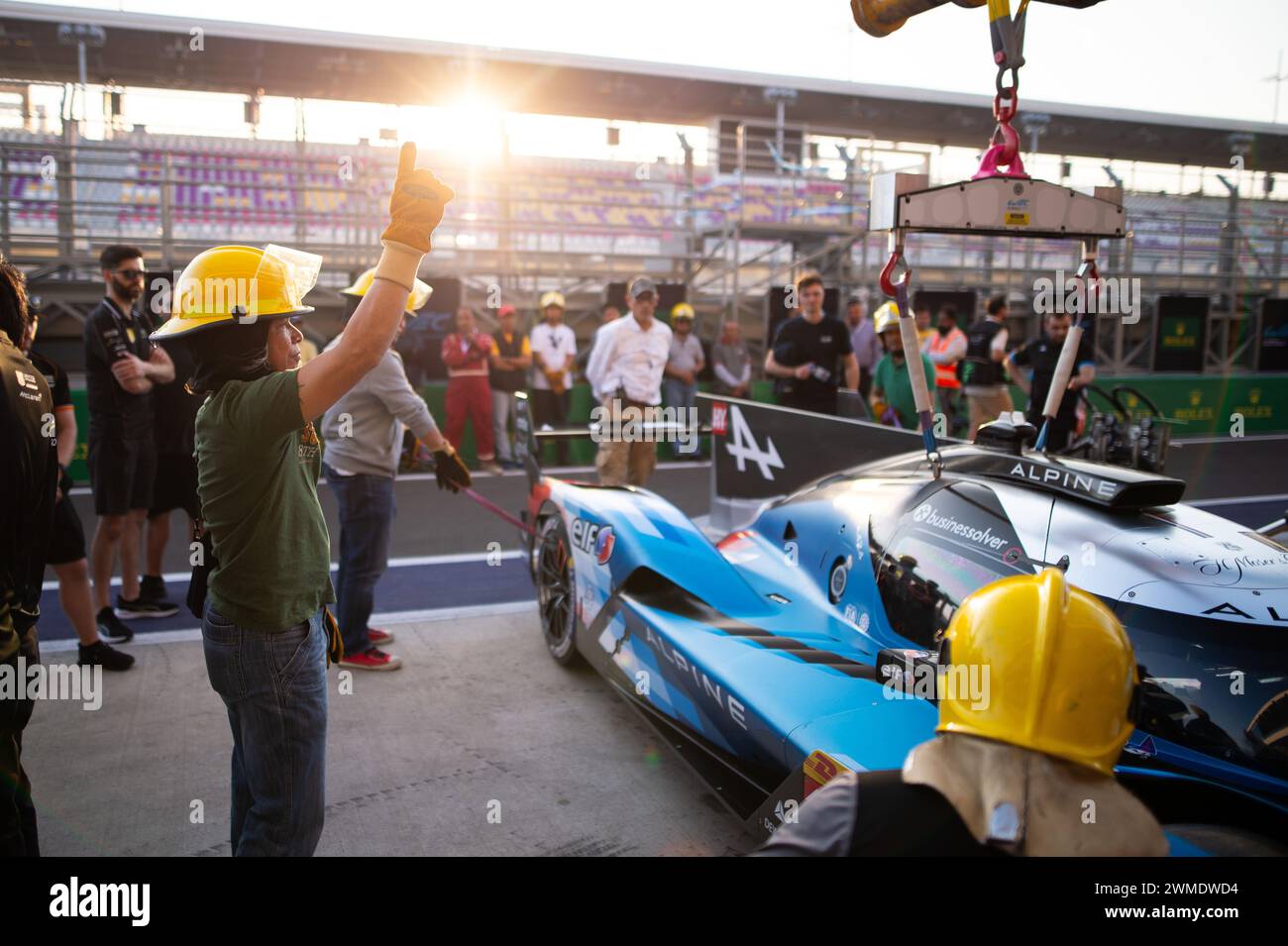 Alpine A424, scrutineering, verifications techniques, during the ...