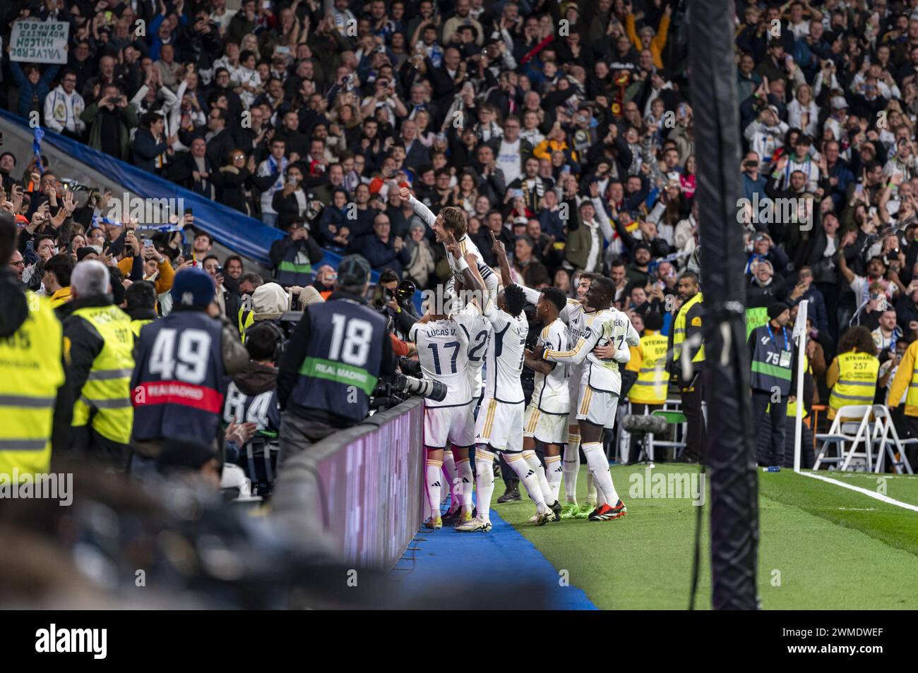Madrid, Spain. 25th Feb, 2024. Luka Modric of Real Madrid seen ...