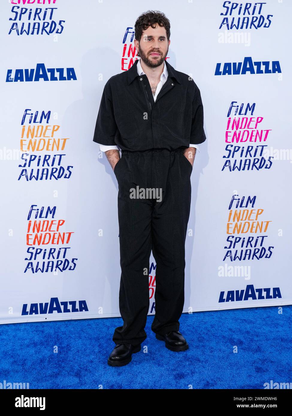 Los Angeles, USA. 25th Feb, 2024. Ben Platt walking on the red carpet ...