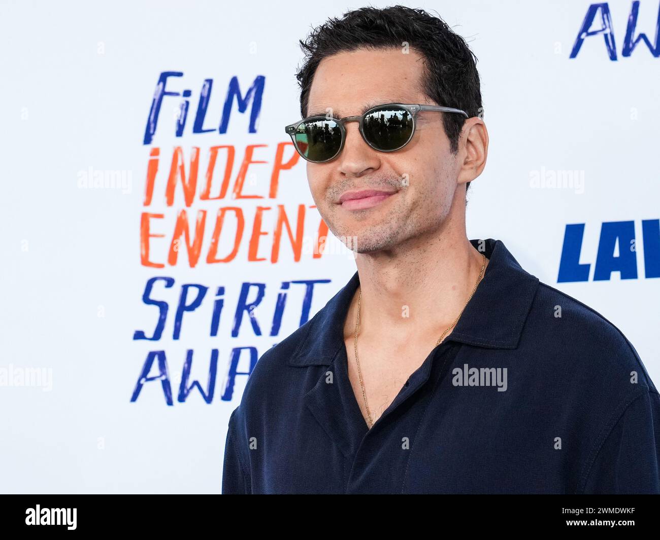 Los Angeles, USA. 25th Feb, 2024. Ramon Rodríguez walking on the red ...