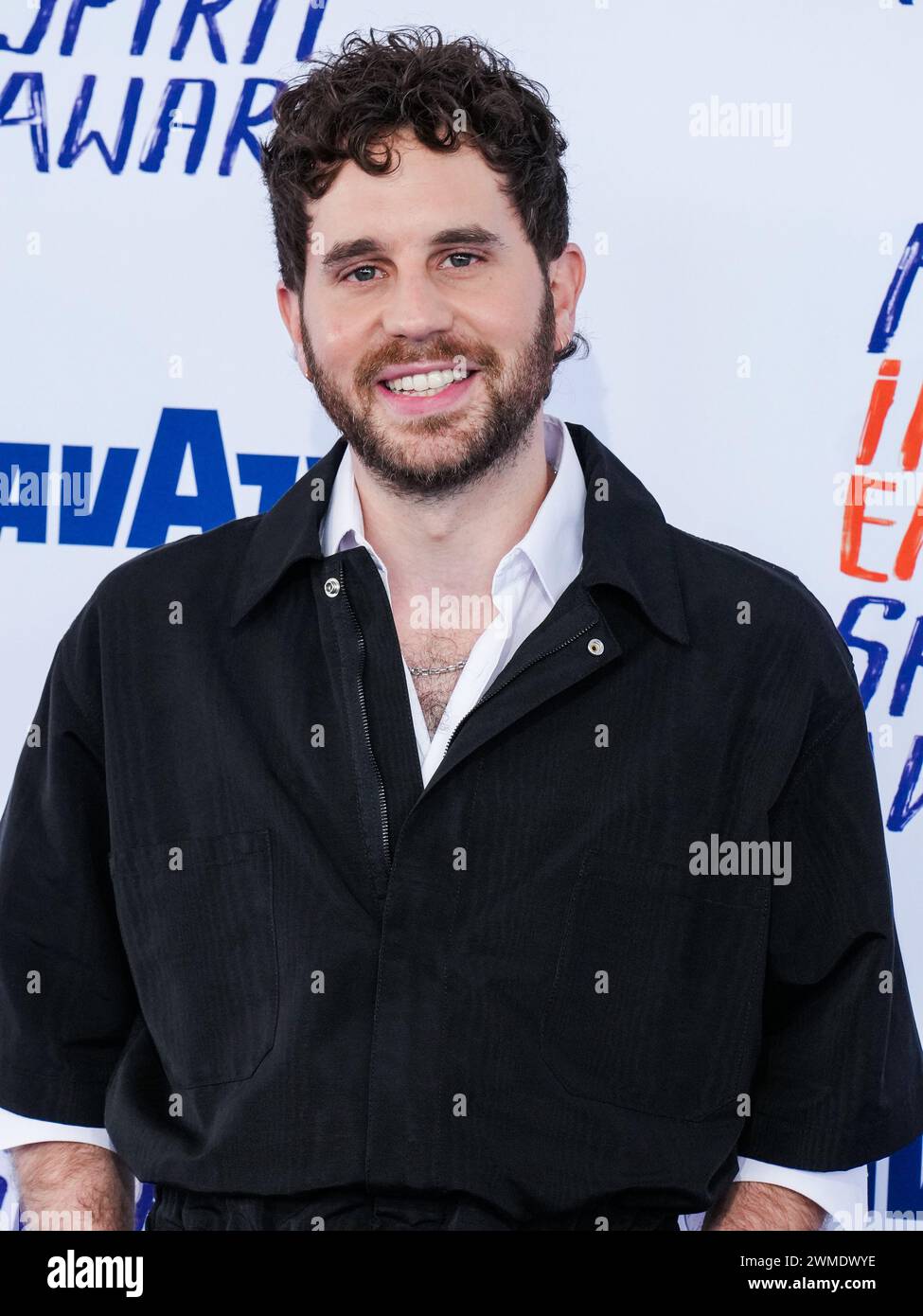 Los Angeles, USA. 25th Feb, 2024. Ben Platt walking on the red carpet ...