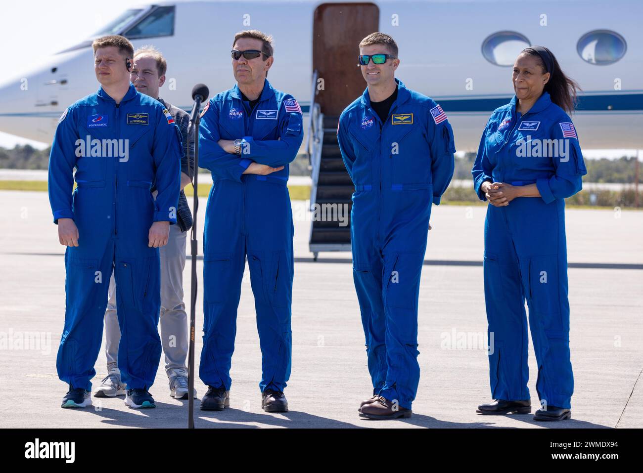 Kennedy Space Center, USA. 25th Feb, 2024. at 1:30 PM NASA Roscosmos ...