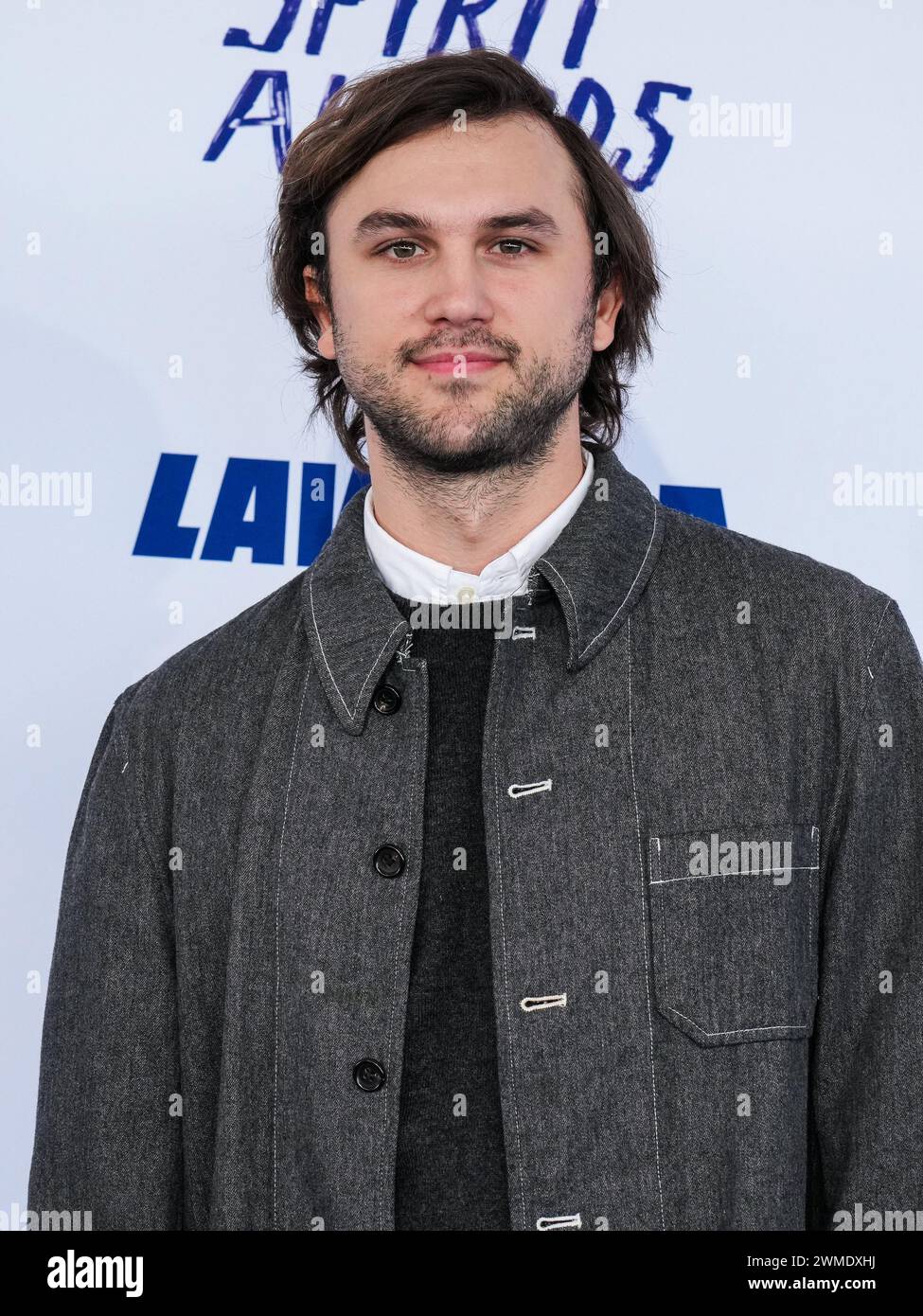 Los Angeles, USA. 25th Feb, 2024. Nick Lieberman walking on the red ...
