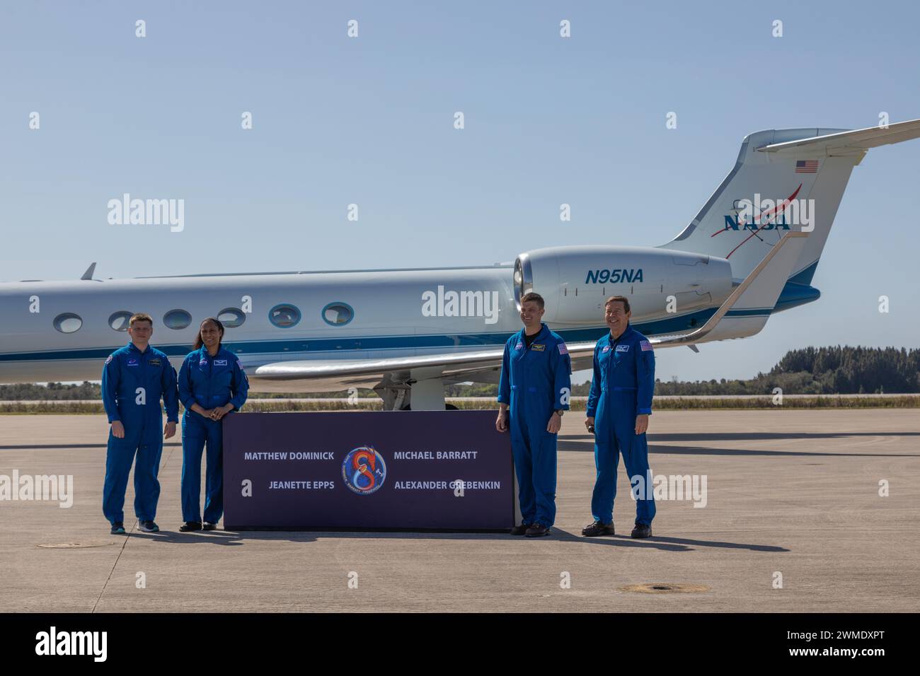 Kennedy Space Center, USA. 25th Feb, 2024. At 1:30 PM NASA Roscosmos ...