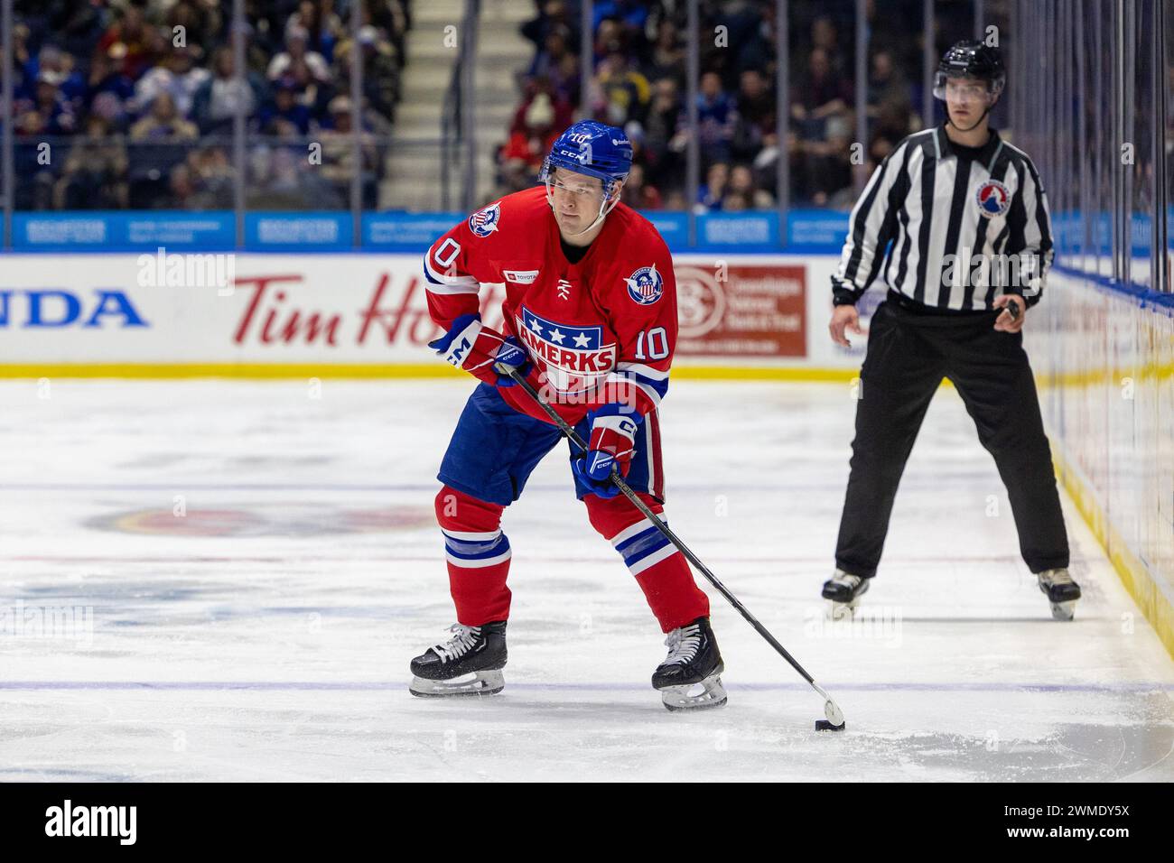 February 16th, 2024: Rochester Americans forward Brandon Biro (10 ...