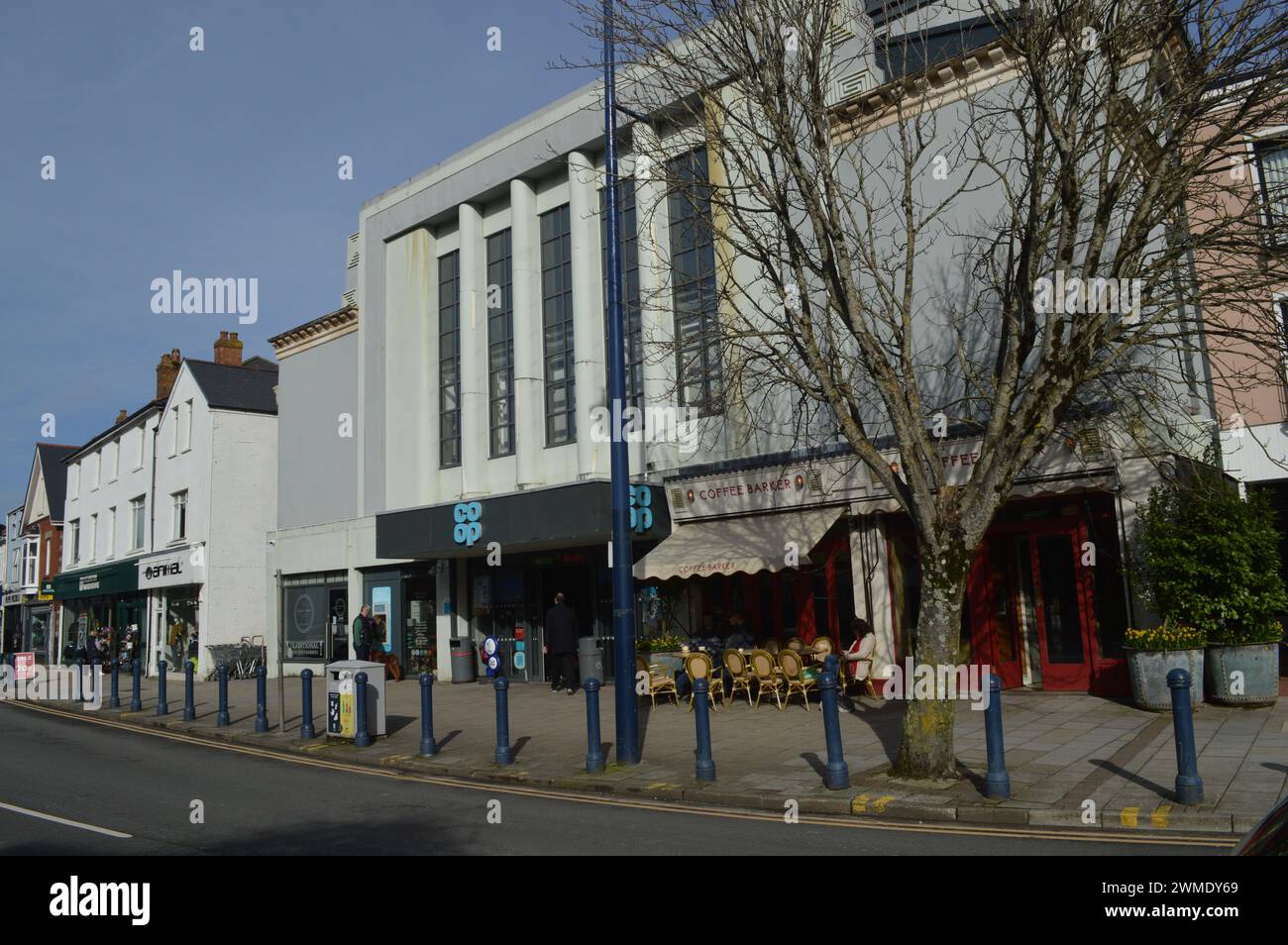 Former Tivoli Building in Mumbles, now a Co-op Food store and Coffee ...