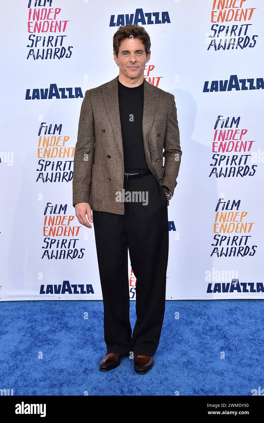 James Marsden arriving to the 2024 Film Independent Spirit Awards at ...