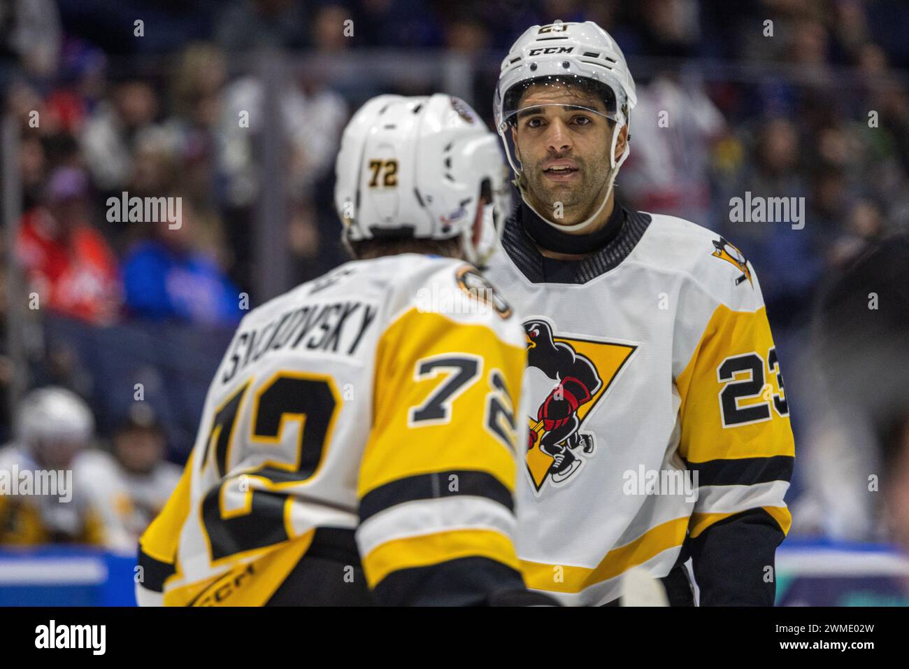 February 16th, 2024: Wilkes Barre Scranton Penguins forward Jagger ...