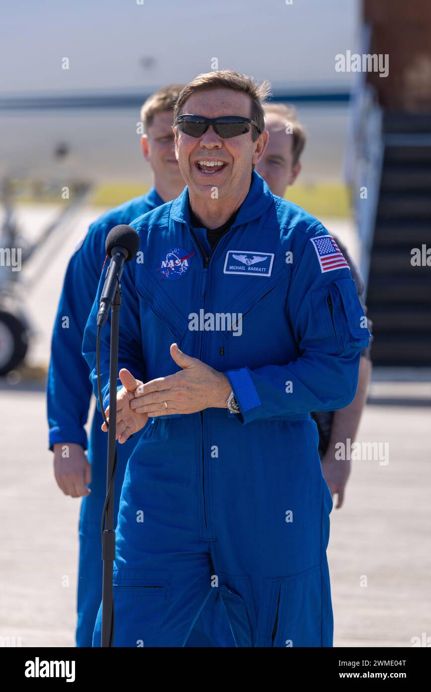 Kennedy Space Center, USA. 25th Feb, 2024. at 1:30 PM NASA Roscosmos ...