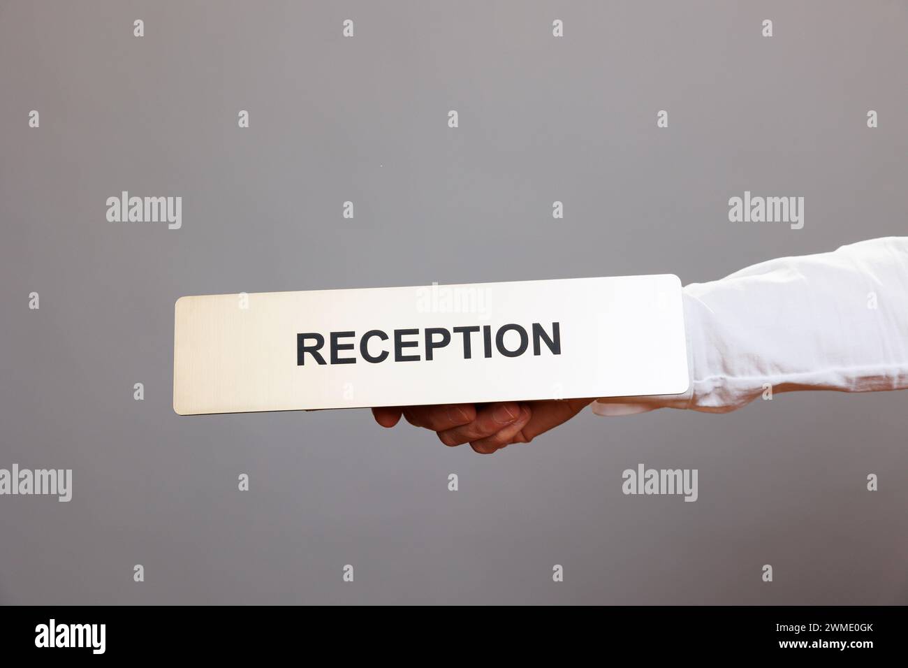 Hotel reception signboard hi-res stock photography and images - Alamy