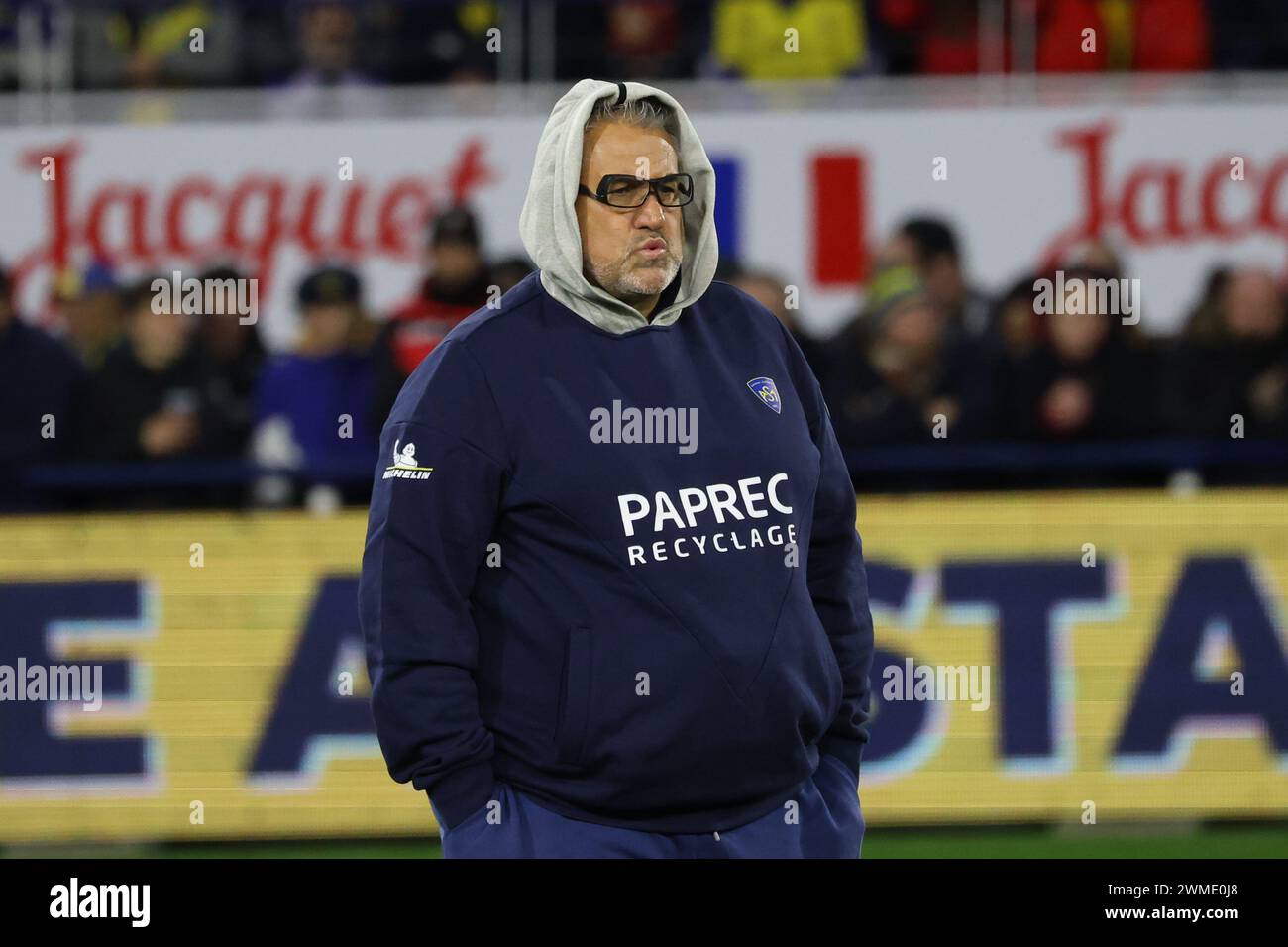 Thierry LARRET/Maxppp. Rugby Top 14 : ASM Clermont Auvergne vs Stade Toulousain. Stade Marcel ...