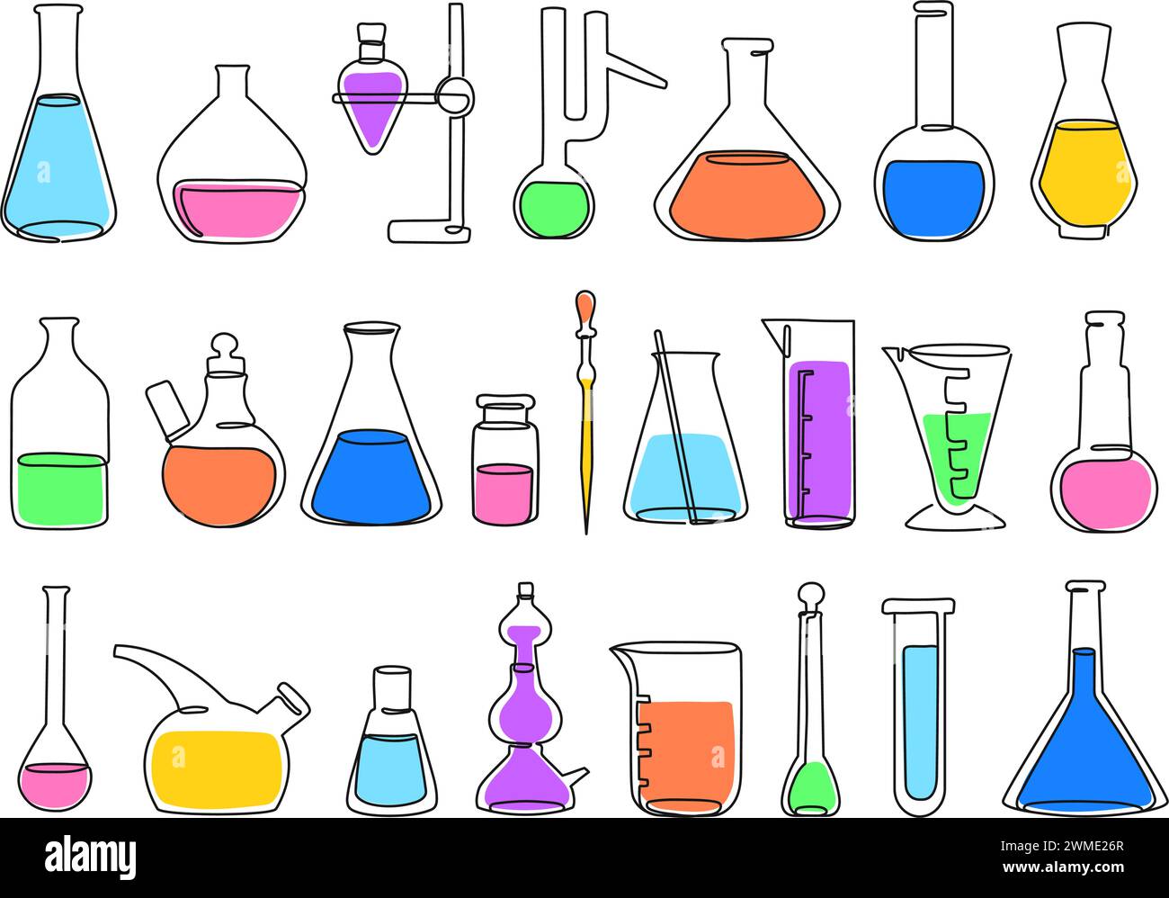 Beaker drawing hi-res stock photography and images - Alamy
