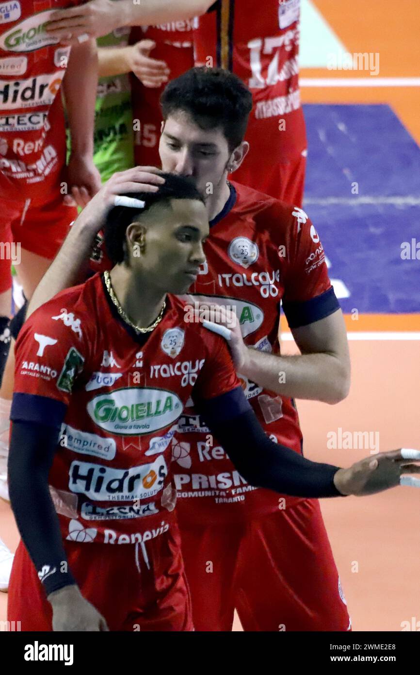 Taranto, Italy. 25th Feb, 2024. Giovanni Maria Gargiulo Prisma Taranto ...