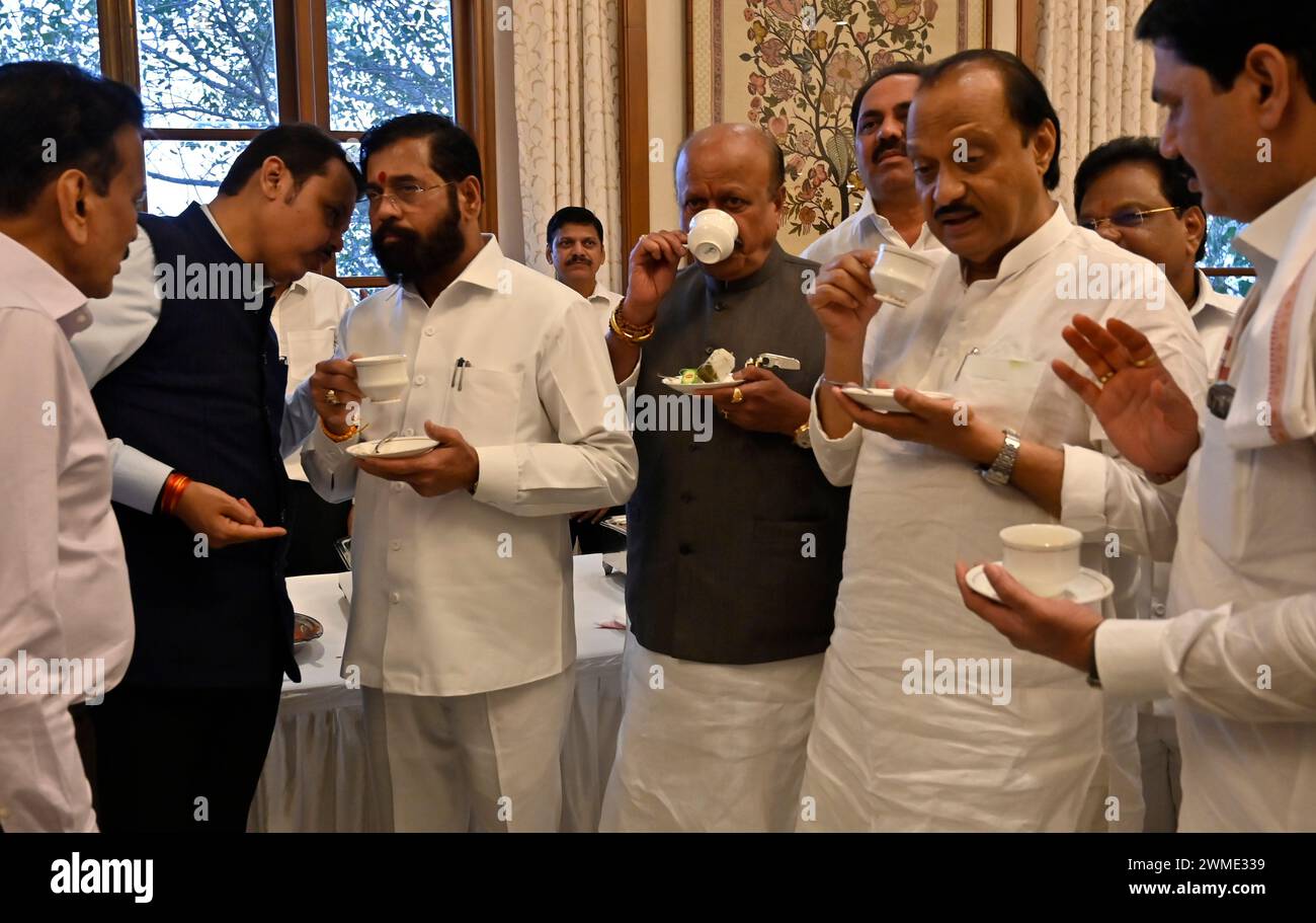 Mumbai, India. 25th Feb, 2024. MUMBAI, INDIA - FEBRUARY 25: Dy CM ...