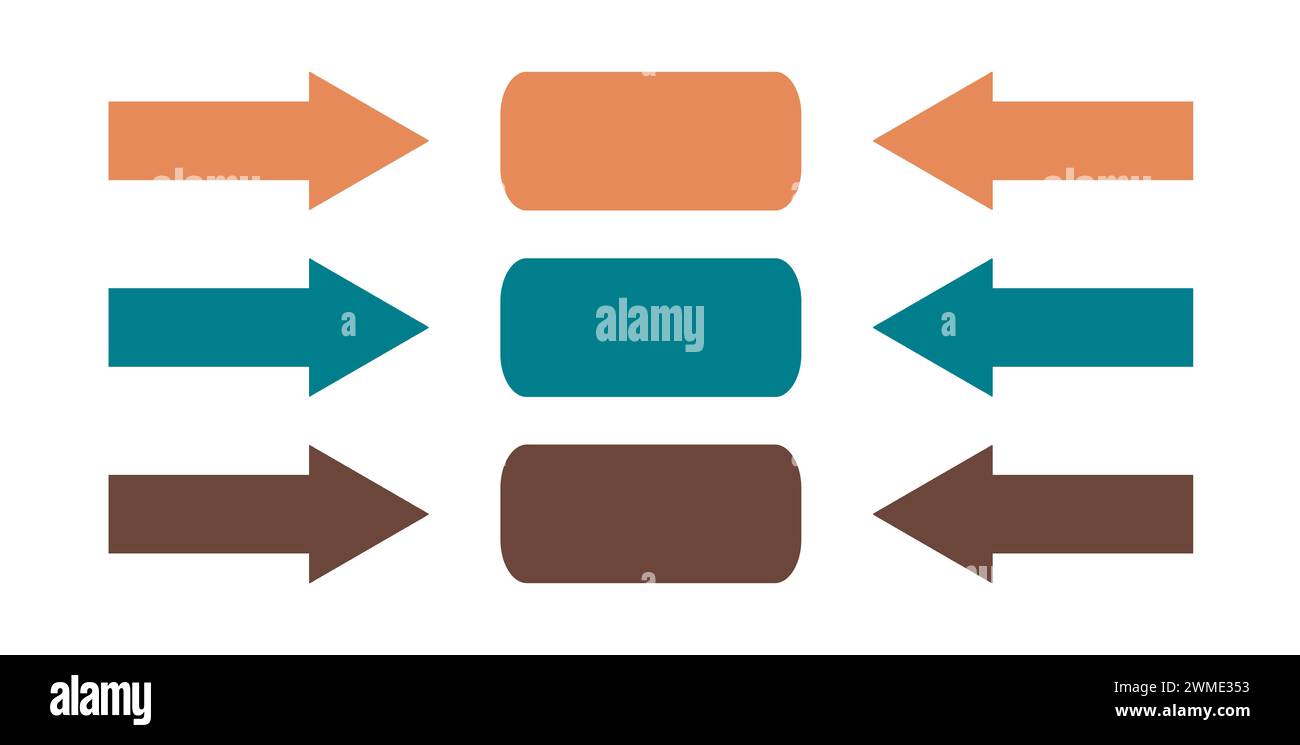 Set of decorative arrows. Stickers, arrows for mobile app. Trendy ...